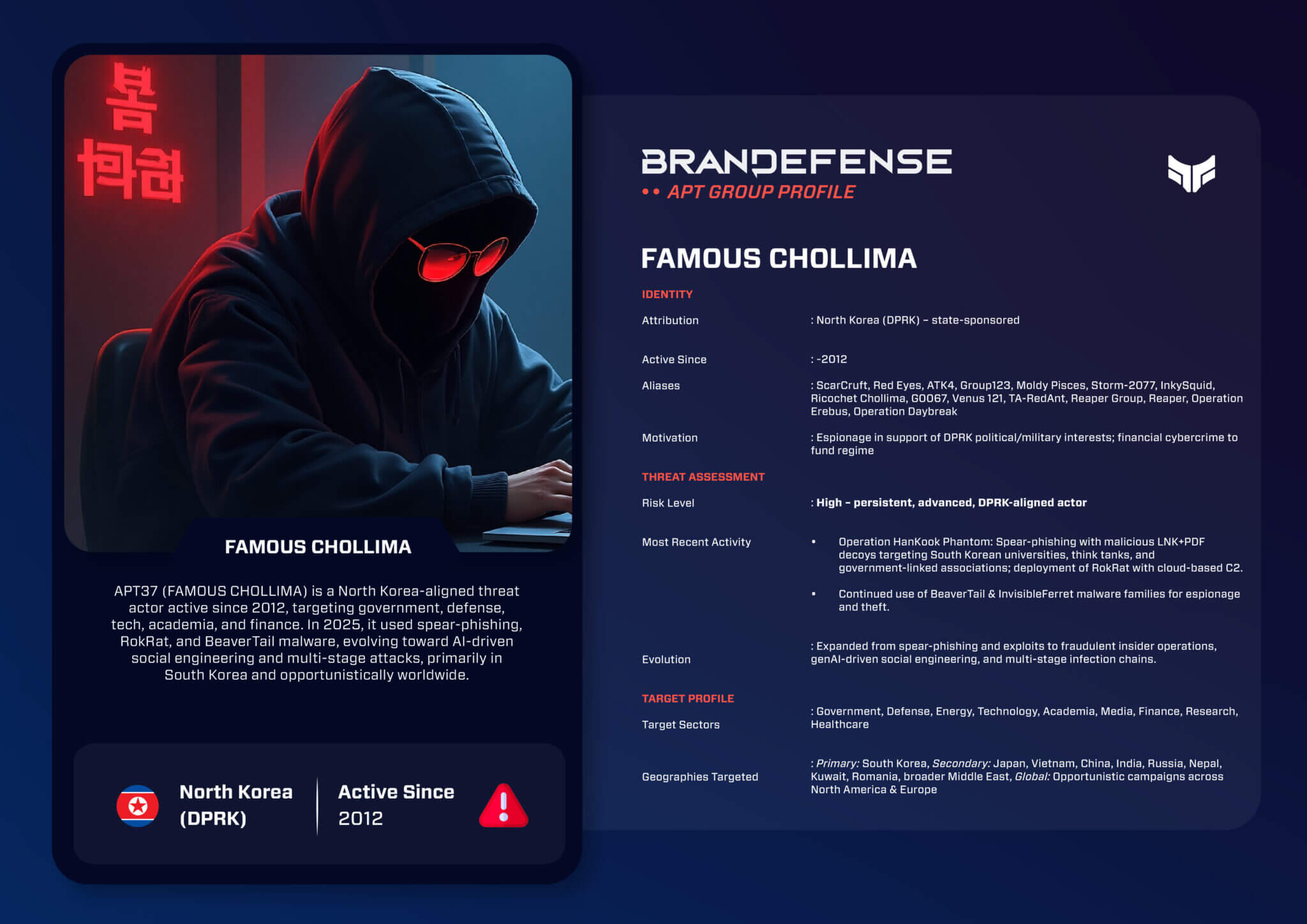 APT37: North Korea’s Active Cyberespionage Group In 2025 - Brandefense